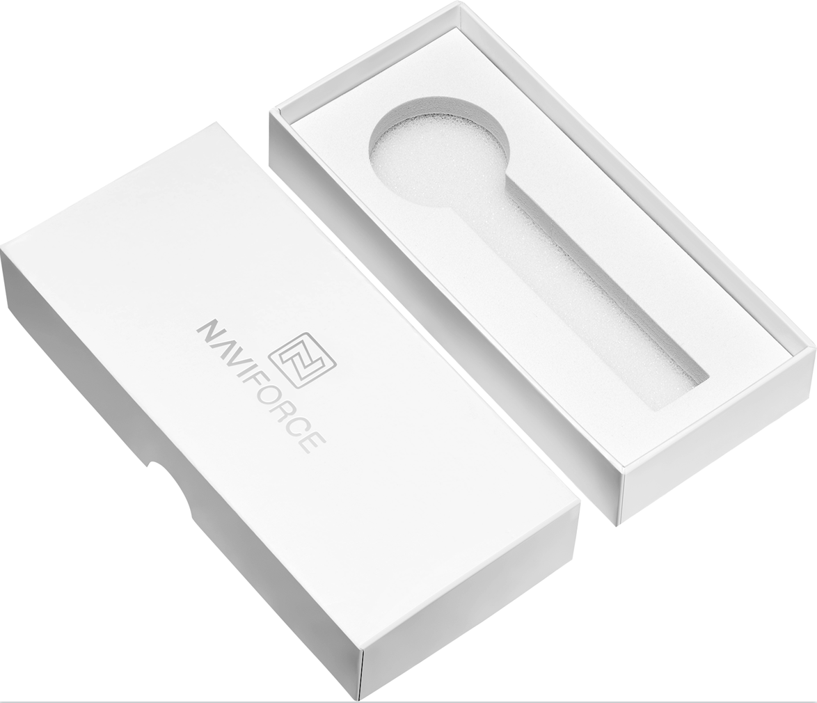 NAVIFORCE Original 2022 Quality Watch Box for Women Fashion White Box ...